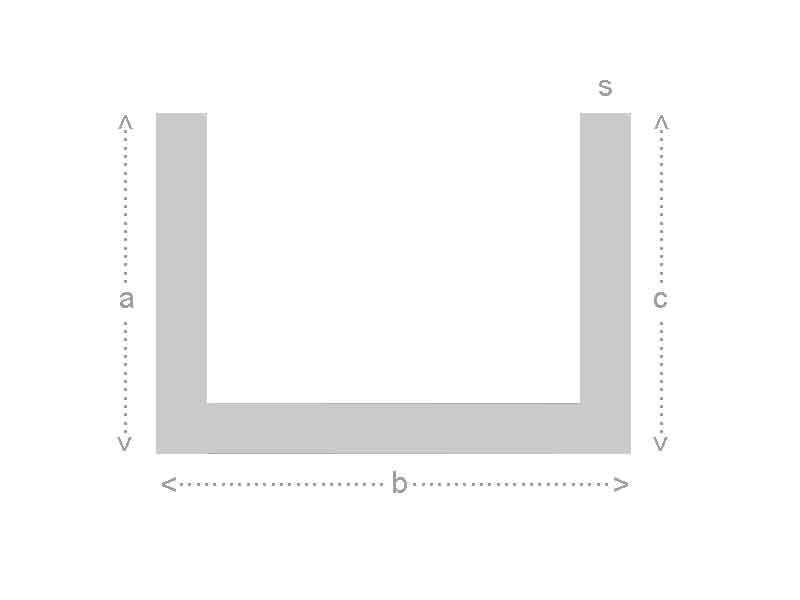 Gepresstes Aluminium U-Profil EN AW-6060 - Vielseitig einsetzbar – MVG ... Gepresstes Aluminium U-Profil EN AW-6060 - Vielseitig einsetzbar – MVG ...